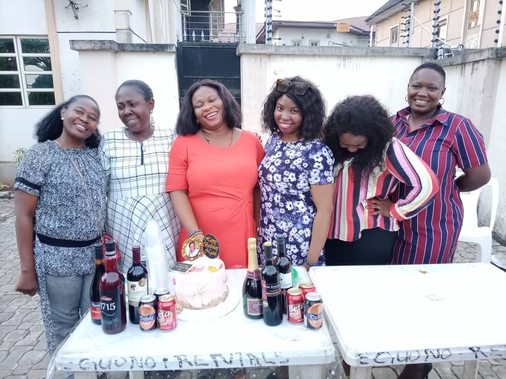Asaba Agog As Colleagues, Friends Threw Birthday Bash For Comrade Ngozi ...