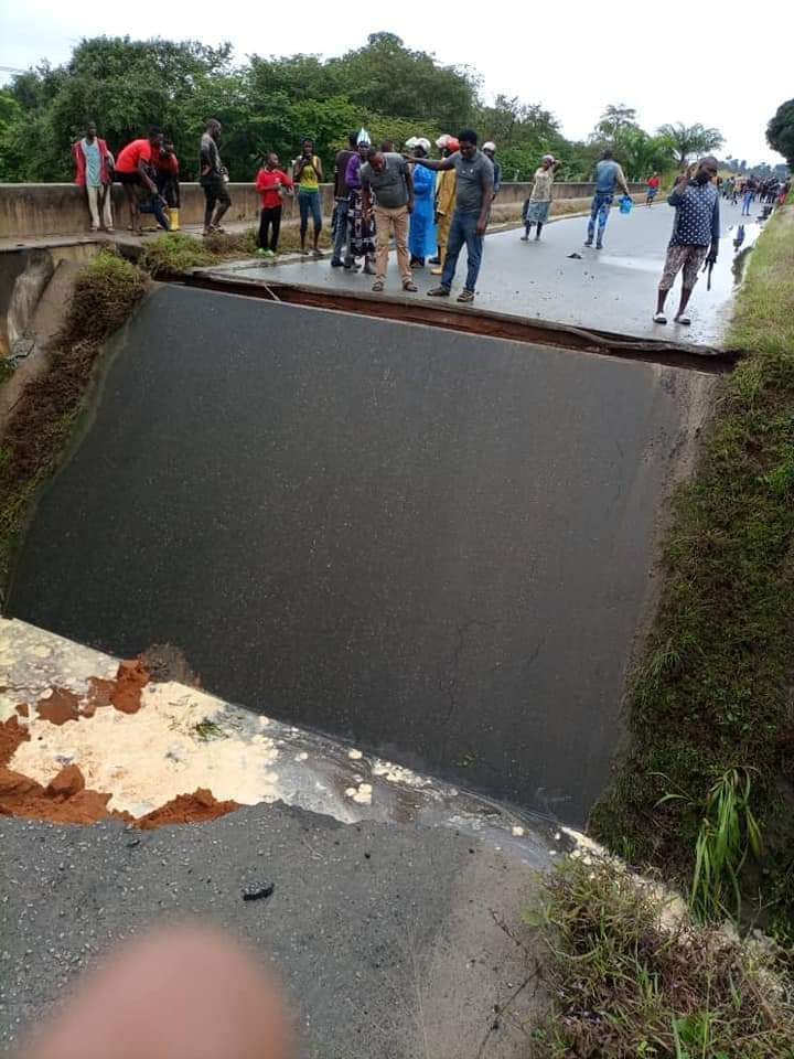 THE STORY BREAKING NEWS: 30 Years After, Uzere-Asaba-Asa Bridge collapses