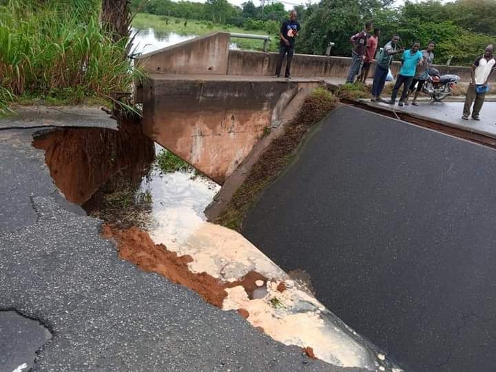 THE STORY BREAKING NEWS: 30 Years After, Uzere-Asaba-Asa Bridge collapses