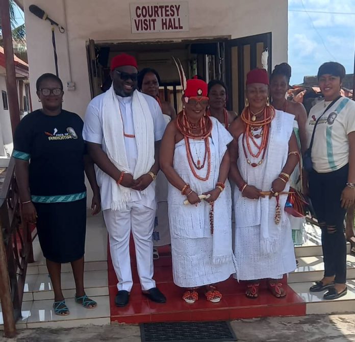 Omu Anioma Hosts Face Of Anioma Diaspora, Describes Akwa Ocha As A ...