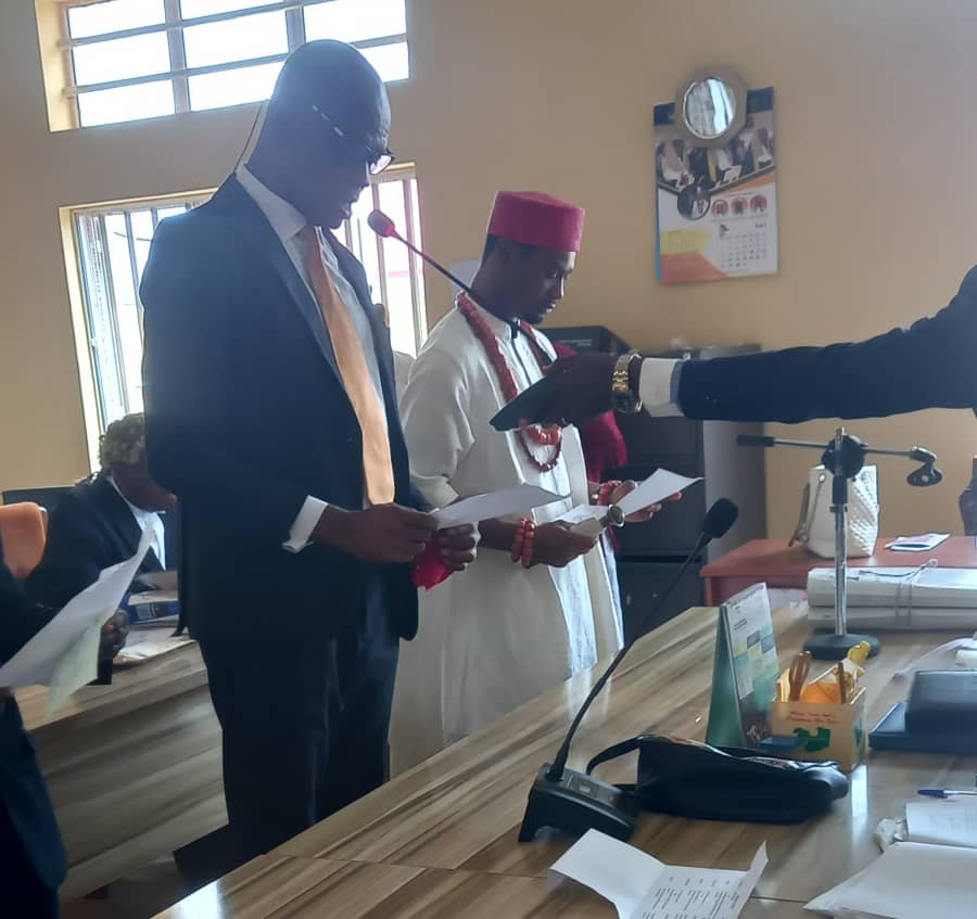 Issele-Uku Monarch, Agbogidi Nduka Sworn-in As Justice Of The Peace