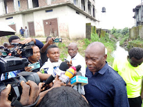 Oborevwori's Aide, Omare Swings Into Action, Inspects Flood Prone Areas ...