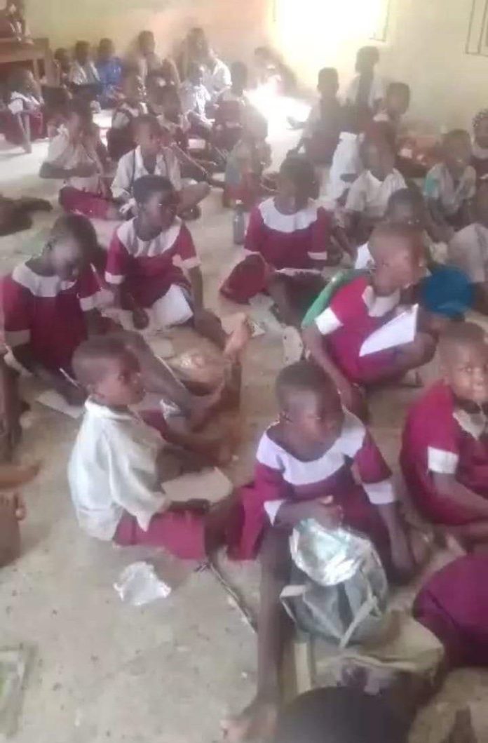 Delta Primary School Pupils Write On Bare Floor Amidst Huge Allocation